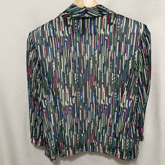 mona leah | Jackets & Coats | Mona Leah Couture Large Multi Color Open ...
